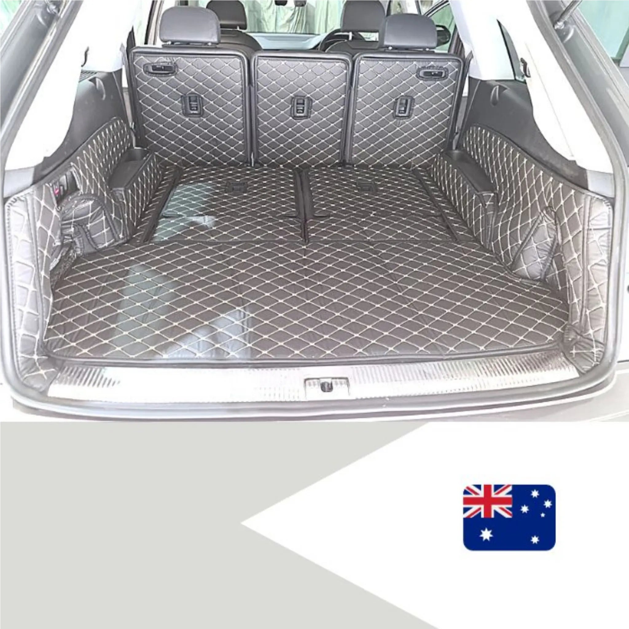 CarLux™ Custom Made Trunk Boot Mats Liner for Audi | Premium Protection ...