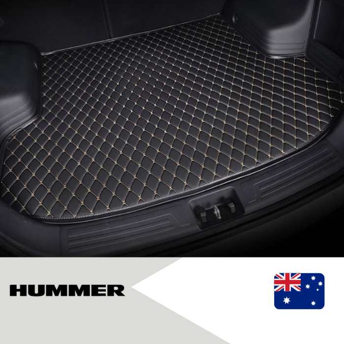 CarLux™ Custom Flat Boot Liner for Hummer | Premium Trunk Protection ...