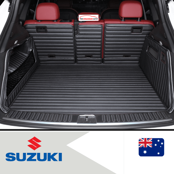 CarLux™ Nappa PU Leather Boot Mats – Fits Suzuki, Luxury & All-Weather ...