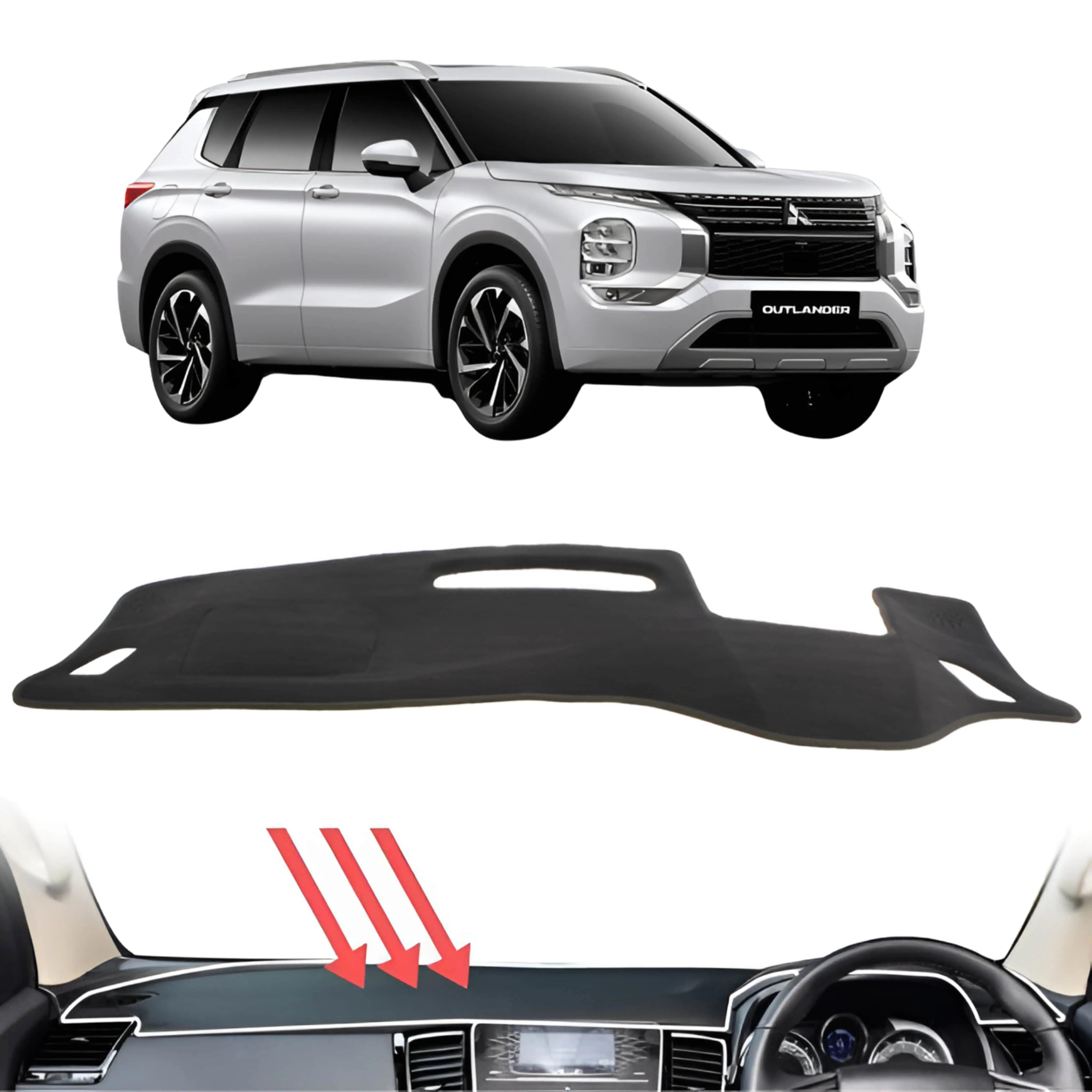 CarLux™ Car Dash Mat Mitsubishi Outlander 2013 The Organised Auto