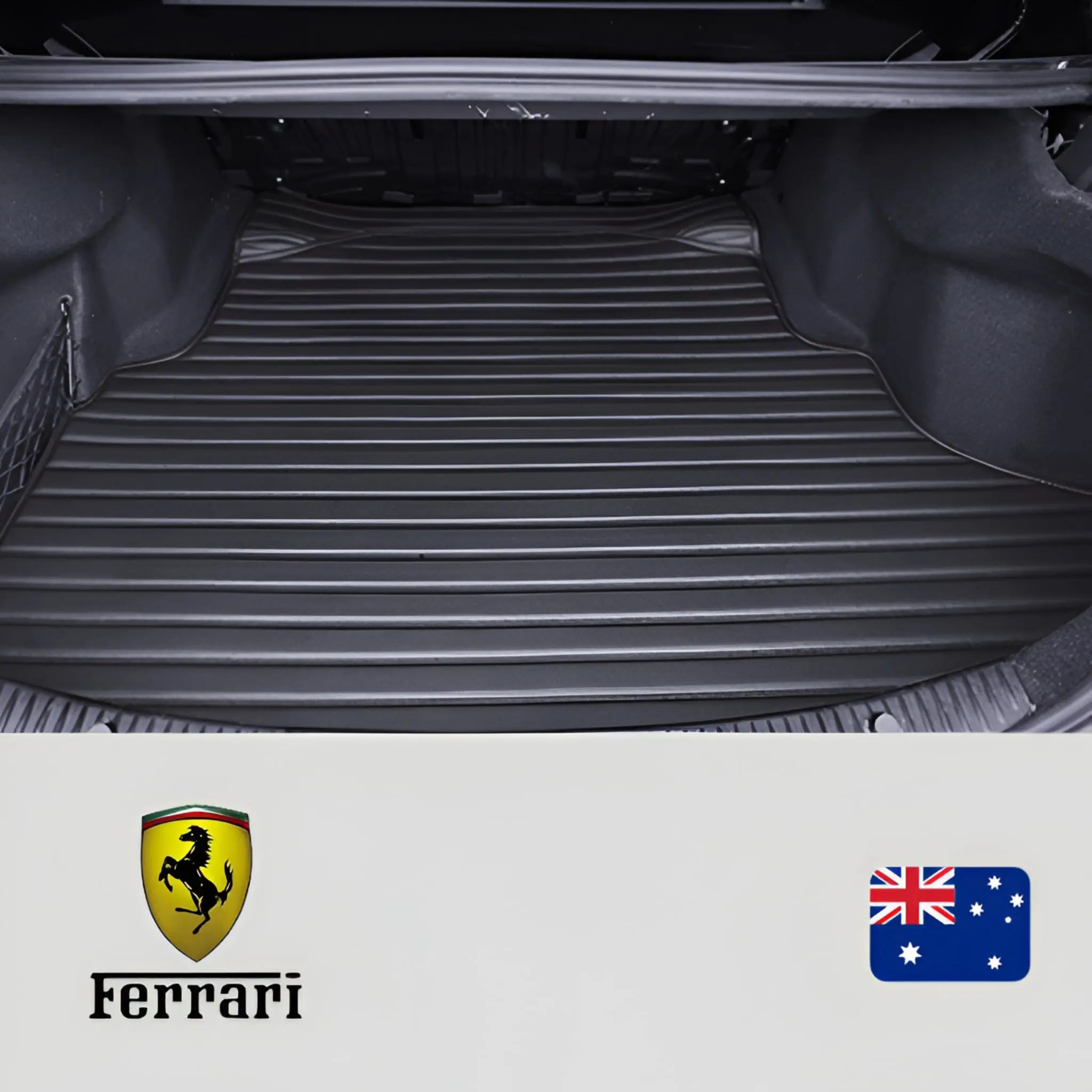 CarLux™ Custom Nappa PU Leather Flat Boot Liner for Ferrari | The ...