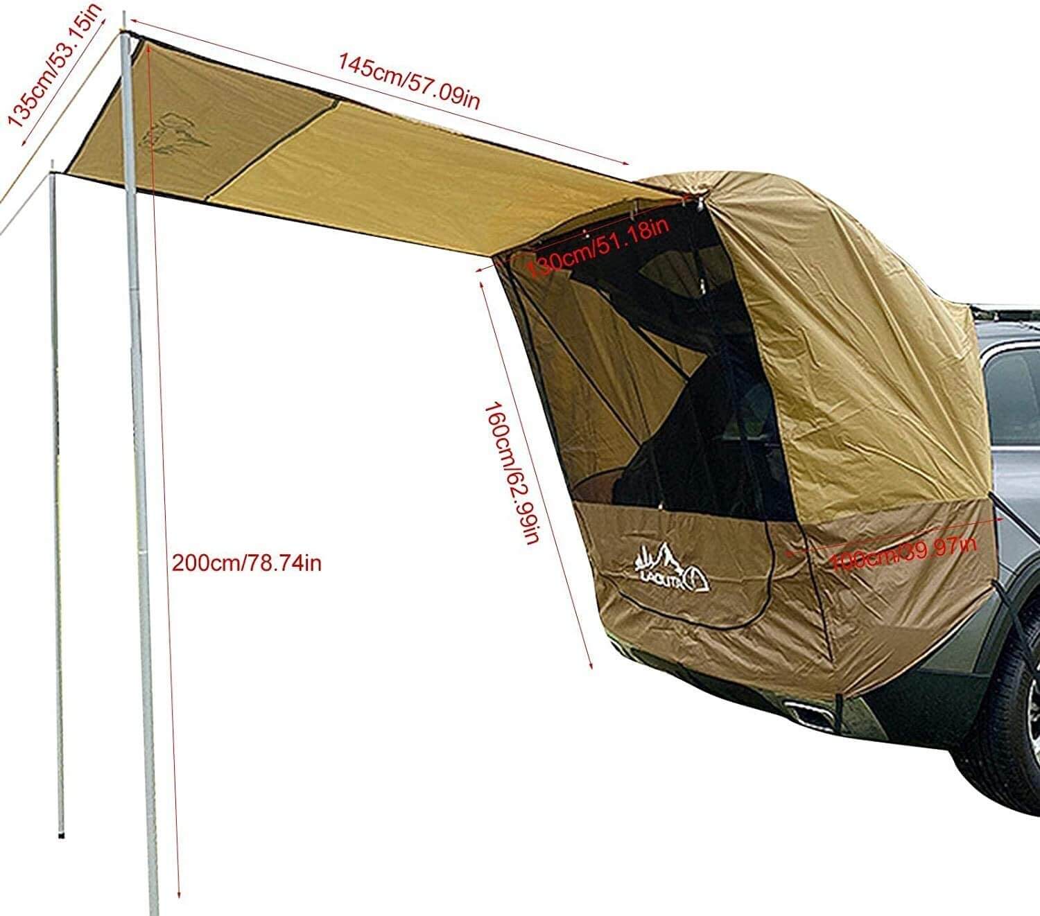 Tently™ The Really Easy Ultimate Car Tent for Camping | Effortless ...