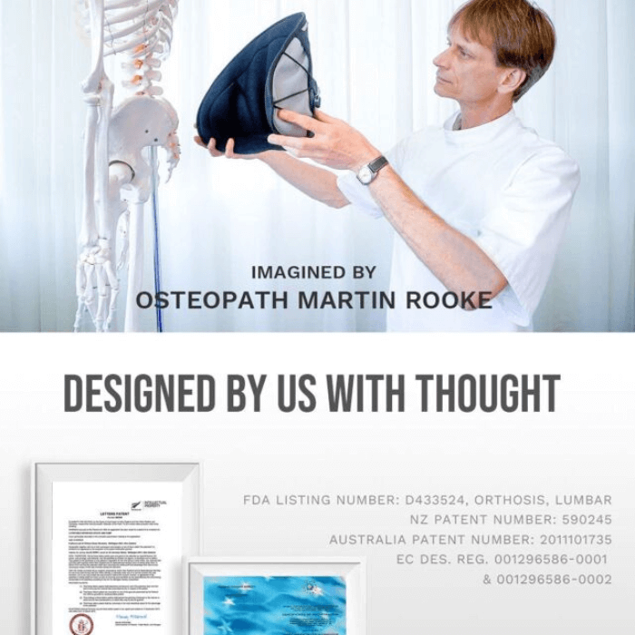 #1 Australia Lumbar Support Posture Corrector Back Support Lumbar ...