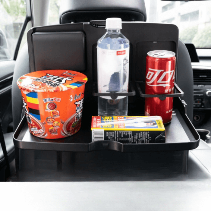 Foldable Car Back Seat Table Organizer | TheOrganisedAuto Official ...