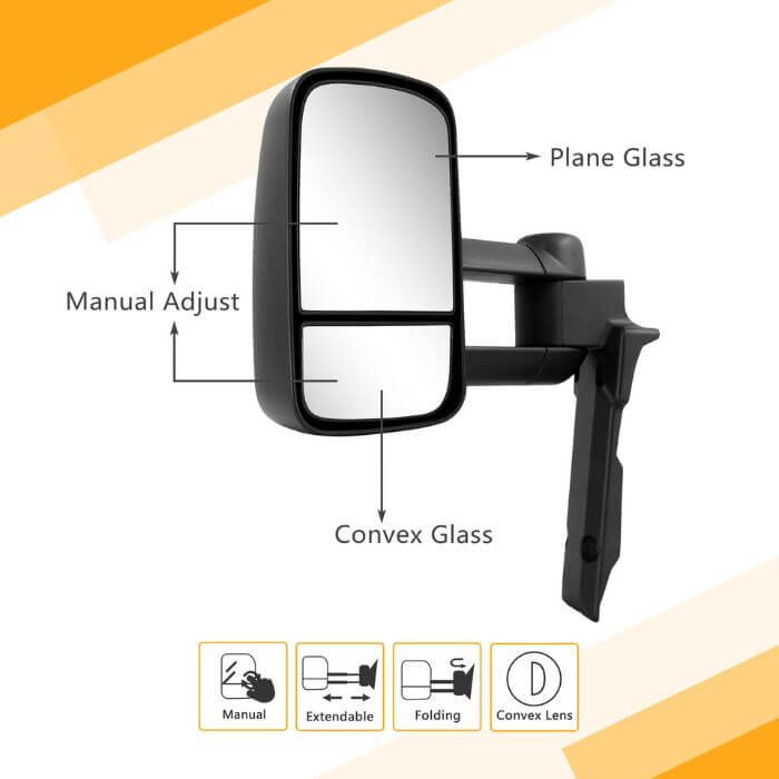 Best Towing Mirrors for Toyota Land Cruiser 79 Series | Enhanced ...