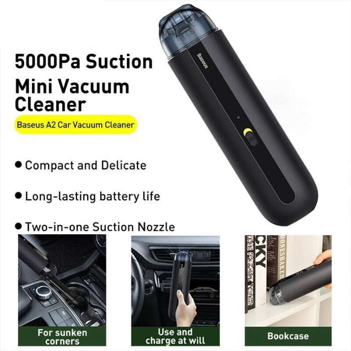 VCleaner™ Mini Cordless Car Vacuum – Strong Suction & Portable Cleaning ...