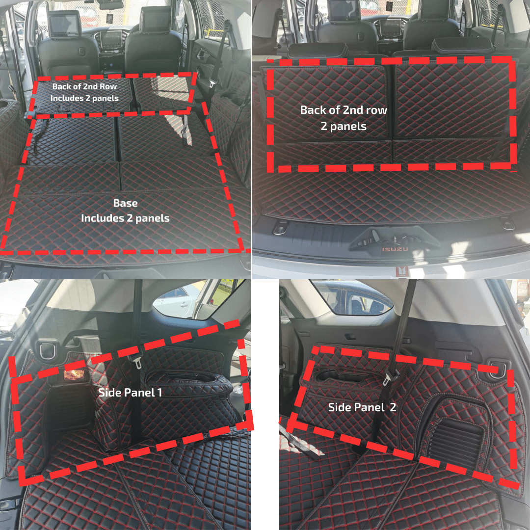 CarLux™ Custom Panel Liners – Fits Isuzu MU-X, Durable & Precision Fit ...