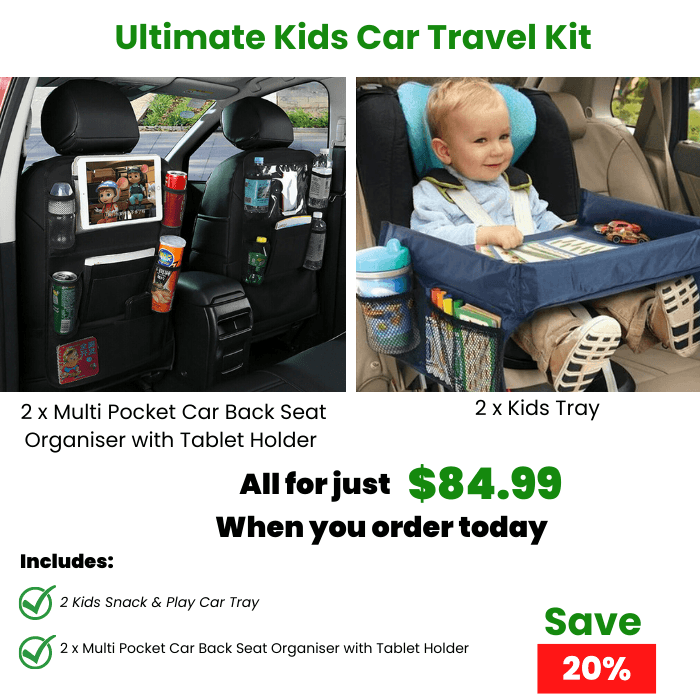Ultimate Kids Car Organiser Travel Pack – Storage for Toys, Snacks ...